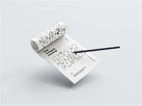 Free Notepad Mockup On Behance Free Notepad Mockup On Behance