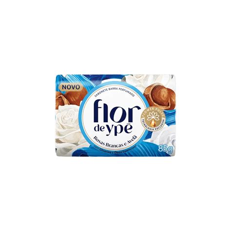 Sabonete Flor De Ypê Rosas Brancas E Avelã 12x85g
