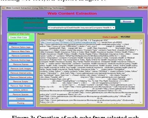 Figure 2 From An Efficient Web Content Extraction From Large Collection Of Web Documents Using