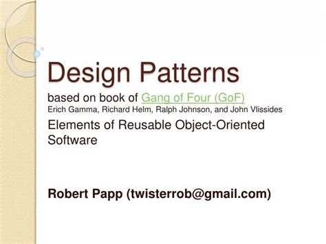 PPT Design Patterns PowerPoint Presentation Free Download ID