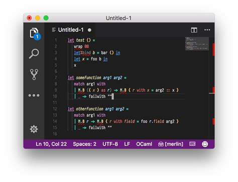 Syntax Coloring Problems In Ocaml Code · Issue 134 · Reasonml Editor
