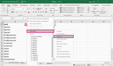 Excel Filter Erstellen Heise Online