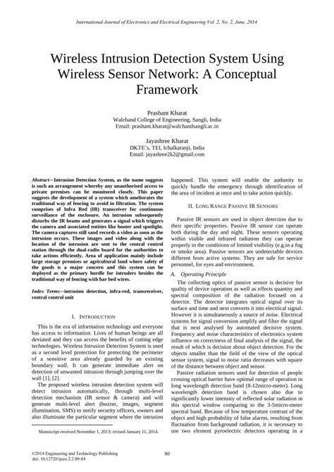 pdf wireless intrusion detection system using wireless … · wireless