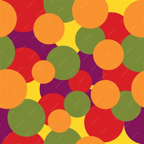 Premium Vector Colorful Circle Square Geometric Seamless Pattern Purple Abstract Background