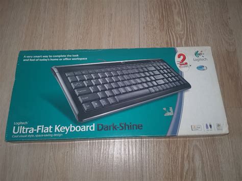 Logitech Wired Ultra Flat Keyboard Dark Shine Computers And Tech Parts