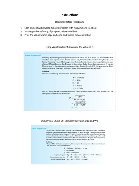 Assignment Visual Studio Pdf