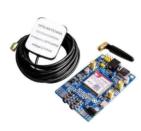 Módulo Celular Gsm Gprs Gps Sim808 Con Antenas Gps Y Gsm Electronilab