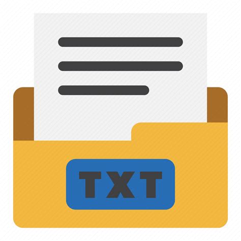 Extension File Type Filetype Format Text File Txt Txt File Icon Download On Iconfinder