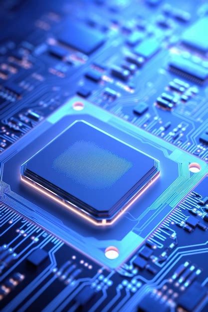 Premium Ai Image Computer Chip