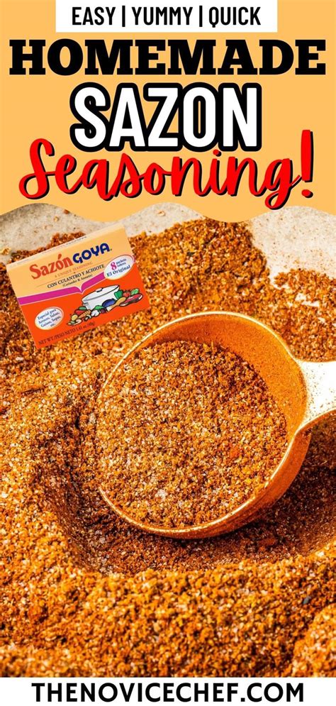 Loaded With Bold Spices This Homemade Sazon Seasoning Is A Flavor Bomb