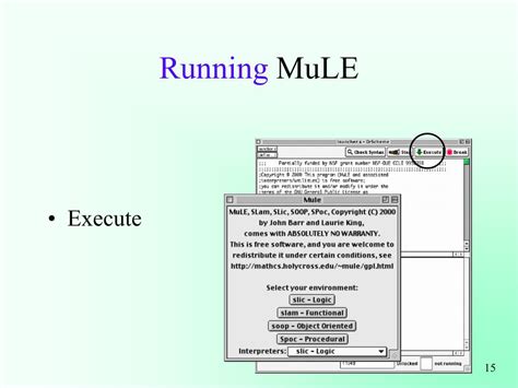 Ppt Mule Multiple Language Environment An Environment For Interpreter Based Projects For The