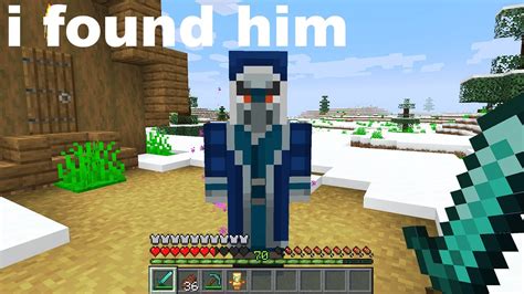 I Found The New Iceologer In Minecraft 117 Update Youtube