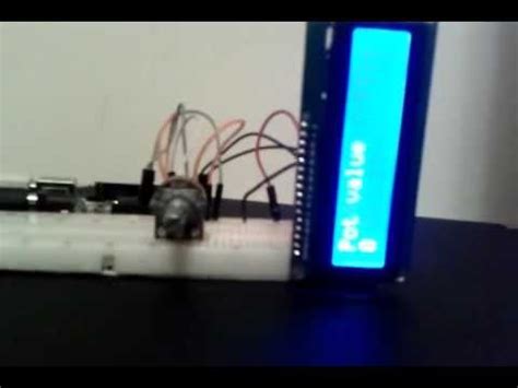 Arduino Potentiometer LCD I C Bought On Ebay YouTube