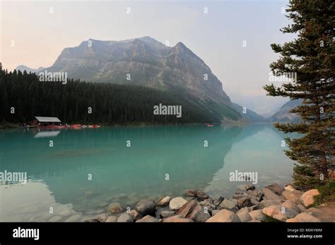 The Glacial Lake Louise Banff National Park Unesco World Heritage