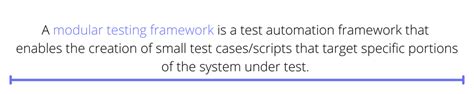 Modular Testing Framework A Detailed Guide