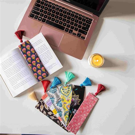 Assorted Blockprinted Bookmarks Set House Of Ekam