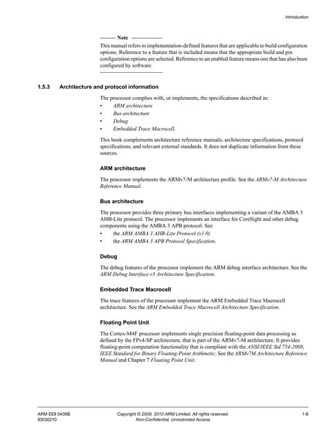 Arm Cortex M4 Technical Reference Manual Pdf Operating Systems