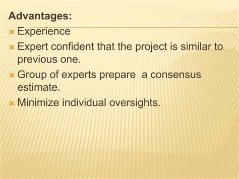 Software Cost Estimation Techniques Pptx