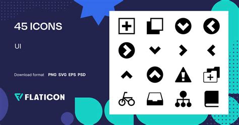 Ui Icon Pack Glyph 45 Svg Icons
