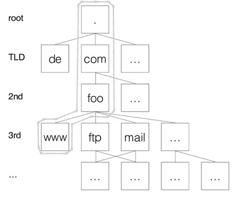 Domain Name Hierarchy Root Tree Download Scientific Diagram