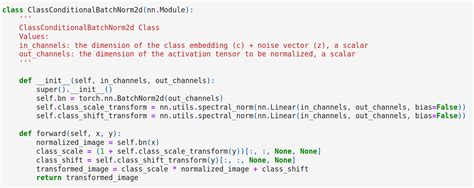 biggan class conditional batch norm 2d build better generative