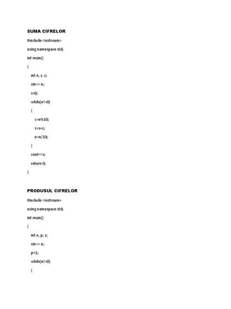 Probleme Informatica C Pdf Namespace Naming Conventions