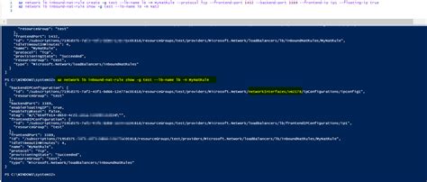 azure load balancer inbound nat rule targeting vm stack overflow