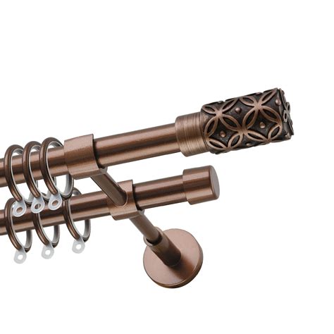 Декоративный карниз EVOLI Italica для штор двухрядный Романс Коричневый ...
