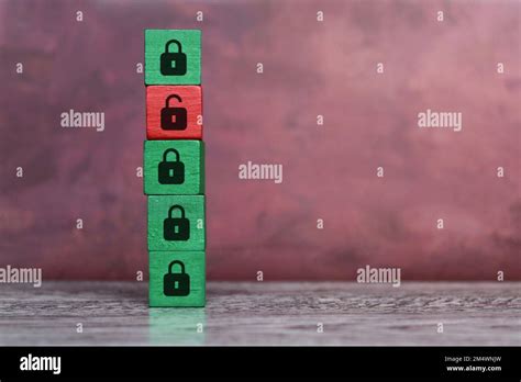 Padlock Icon Lock And Unlock Security Breach Hacker Attack Data