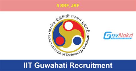 Iit Guwahati Hiring Notification 2022 For 5 Post Of Srf Jrf