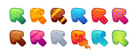 Game Arrows Cartoon Cursors And Pointers For Gaming Kit Asset Cute