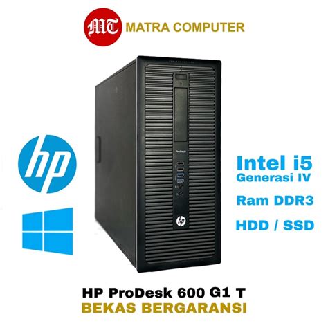 Jual Komputer Kantor Pc Hp Core I Intel Generasi Prodesk G T Siap Pakai Shopee Indonesia