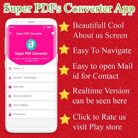 Android Super PDF Converter Source Code By KrishnaApps Codester