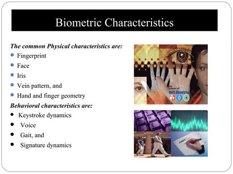 Bio Metrics Authentication Technique Ppt