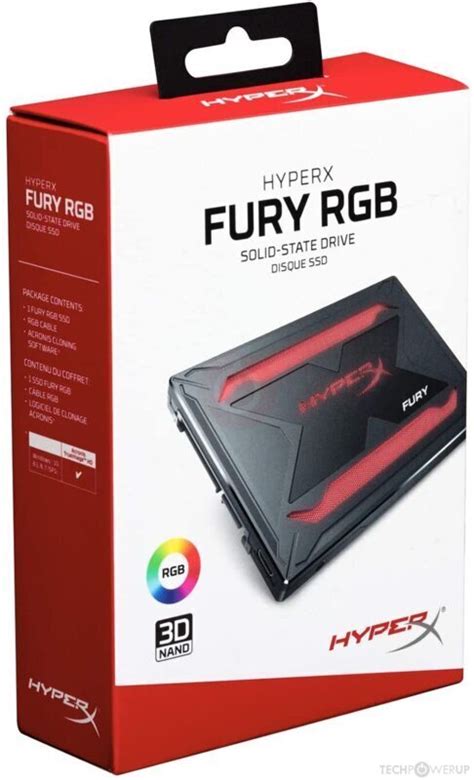 Hyperx Fury Rgb 240 Gb Specs Techpowerup Ssd Database