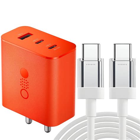 65w Rapid Charging Multiport Adapter With Nothing Fast Usb C To C Cable