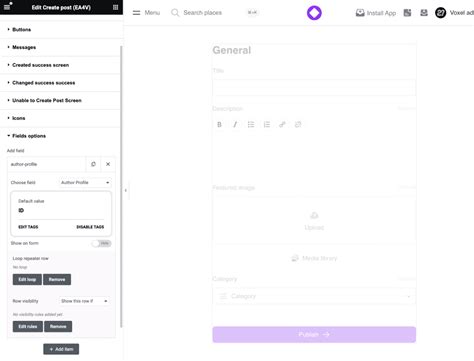 how to search for voxel posts by author voxel addons