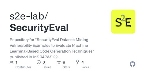 Github S2e Labsecurityeval Repository For Securityeval Dataset