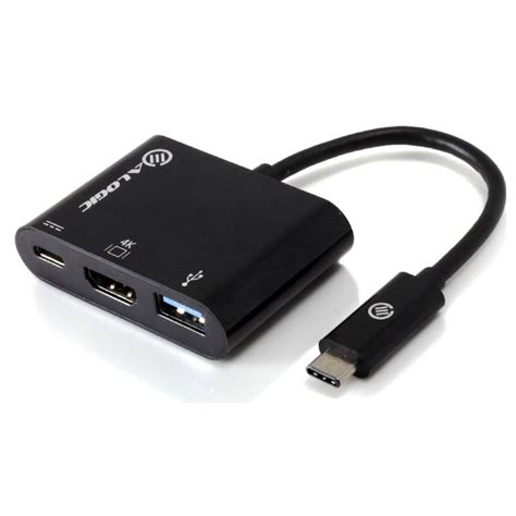 Alogic 10cm Usbc To Hdmiusb 30usbc With Power Delivery 60w3a