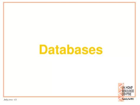 Ppt Databases Powerpoint Presentation Free Download Id1279698