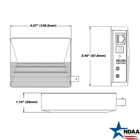 Vt Eph Hda5 Transcendent 20 Megapixel Covert Pinhole Camera With 50mp Video Encoder Server
