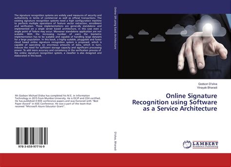 Купить Online Signature Recognition Using Software As A Service Architecture в онлайн маркете