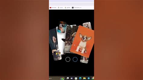 Interactive Card Swiper Using Html Css Andjavascript Shorts