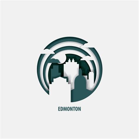 Edmonton Logo Royalty Free Vector Image Vectorstock
