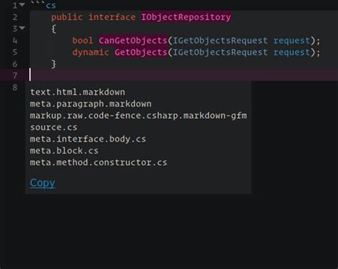 Csharp Incorrect C Highlighting Inside Markdown · Issue 1534