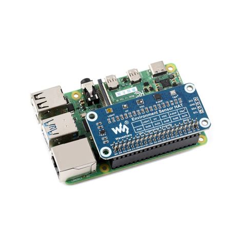 Environment Sensor Hat For Raspberry Pi I2c Bus