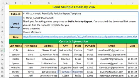 Send Email From Excel VBA Without Outlook 4 Suitable Examples