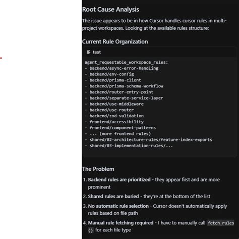 Cursor Rules In Multi Project Workspaces Bug Reports Cursor