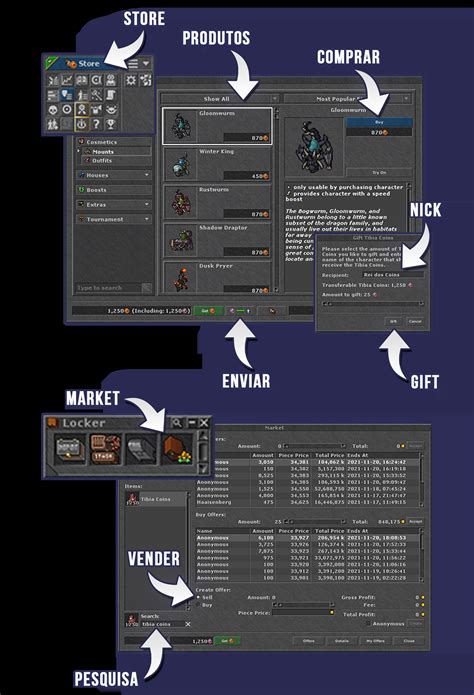 tibia coins transferíveis com desconto e cashback