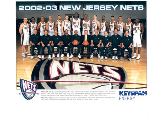 2002 2003 New Jersey Nets 8x10 Team Photo West Nba Basketball Hof Ebay